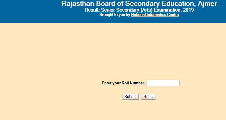 RBSE BSER Ajmer 12th Arts Results 2019: Rajasthan Board 12th Results ...