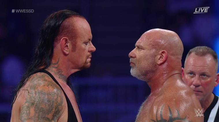 WWE Super ShowDown Results: The Undertaker defeats Goldberg | Wwe ...