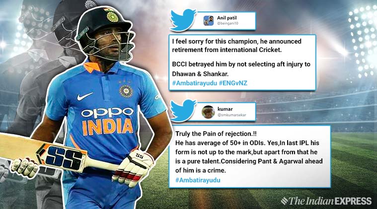 Cricket fans disappointed after Ambati Rayudu announces retirement, slam BCCI | Trending News ...