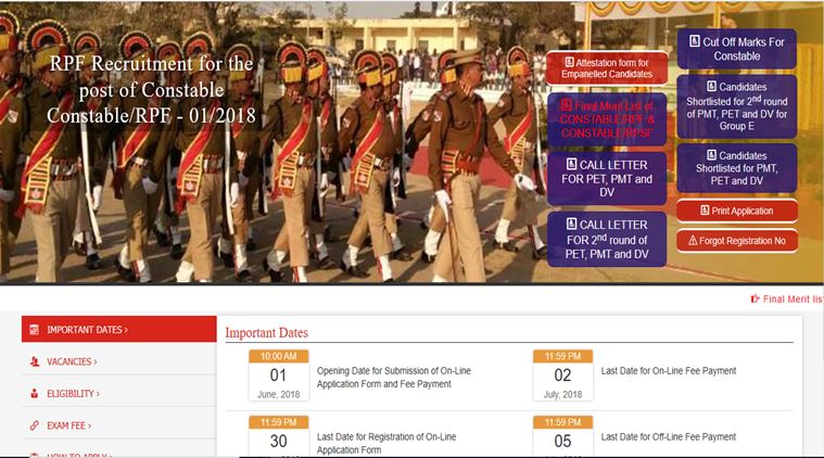 RPF constable final merit list released: How to check | Jobs News - The ...