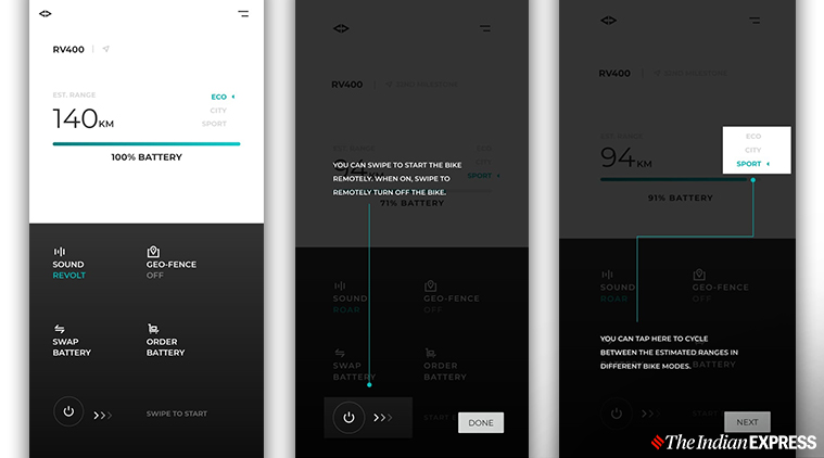 Revolt bike app explained