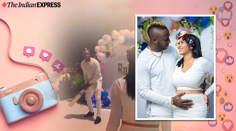 Watch: How cricketer Andre Russell and wife announced they are going to ...