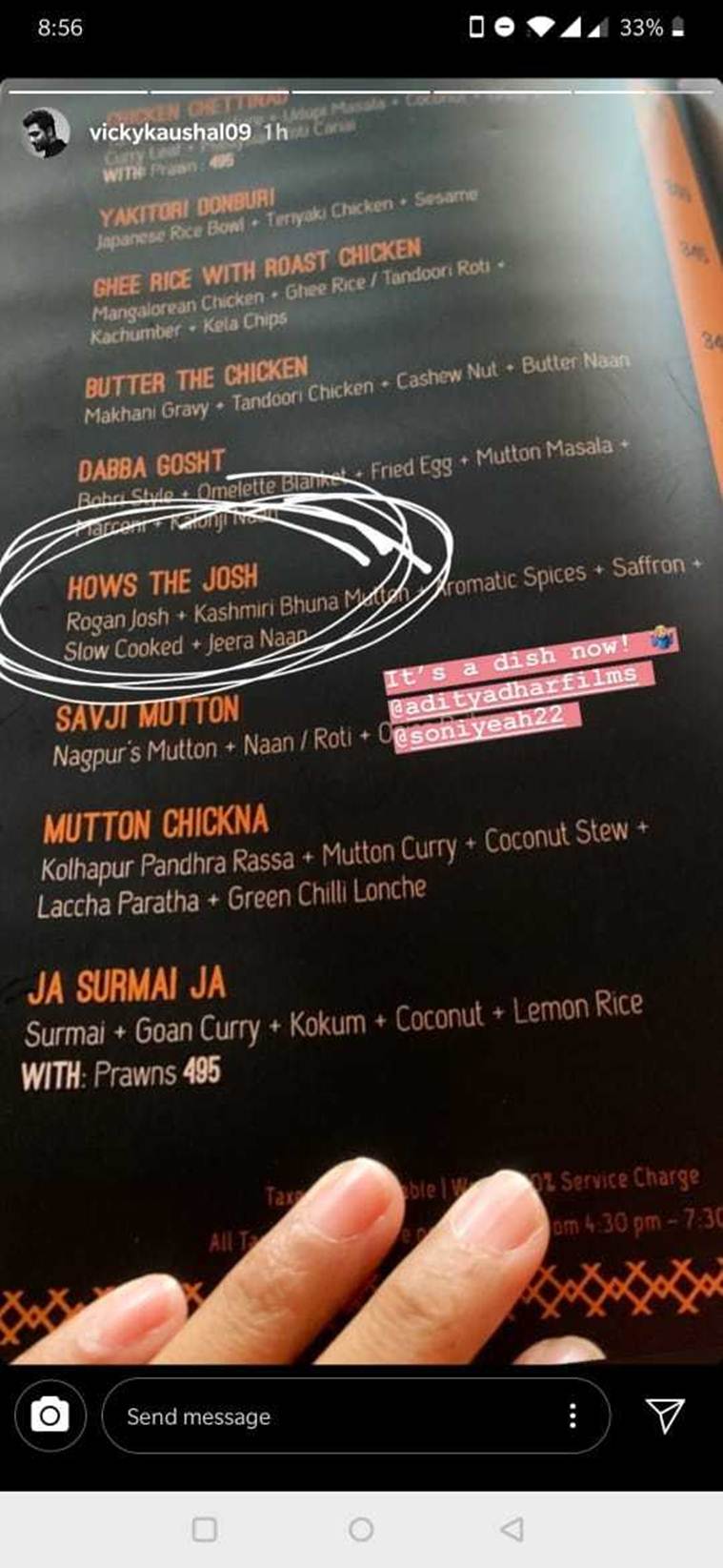 After Deepika Padukone dosa, Vicky Kaushal’s ‘How’s the Josh’ is a dish ...