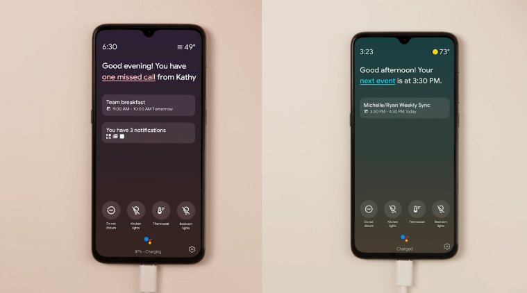 Ambient Mode on Android will turn a charging phone into smart display ...