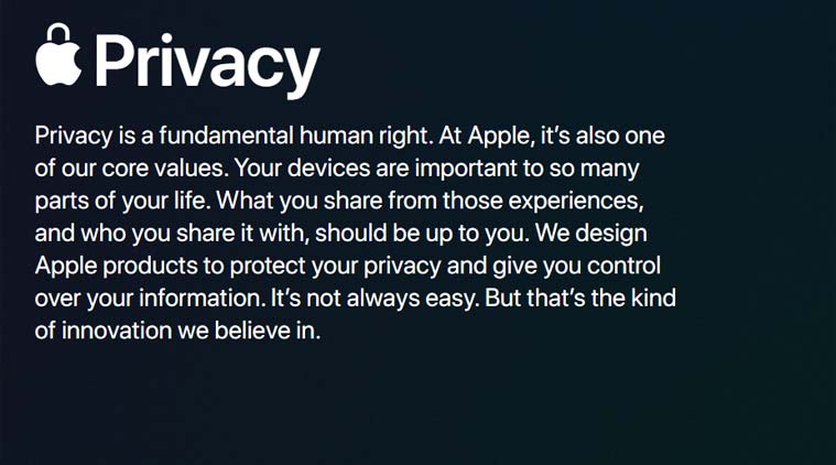 Apple redesigns ‘Privacy’ website as it highlights key privacy features ...