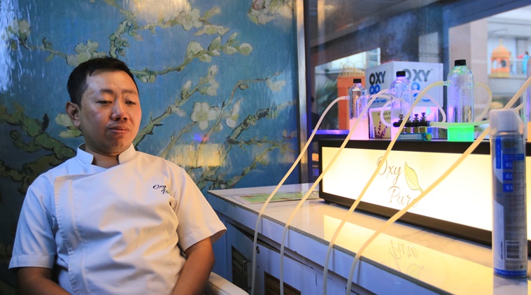 At Delhi’s first oxygen bar, breathe in ‘pure air’ for Rs 300 | Health ...