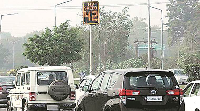 Chandigarh: Radar speed display boards will catch your speed from ...