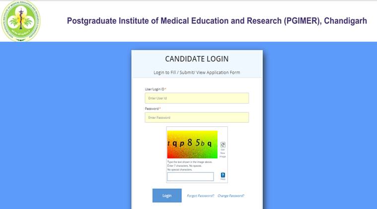 PGIMER PG admit card 2020 released: Check steps to download, exam ...