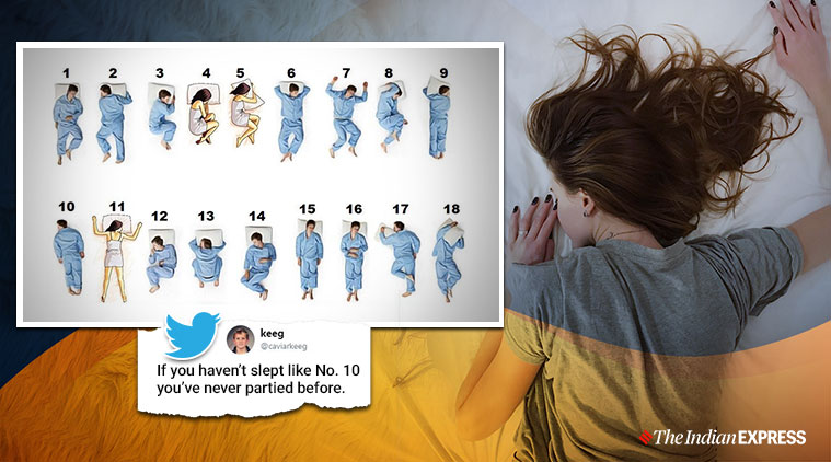 Viral sleeping position chart leaves netizens divided over the best ...