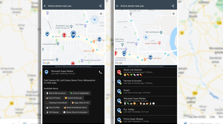 How to find which grocery stores open, close, available stocks of daily ...