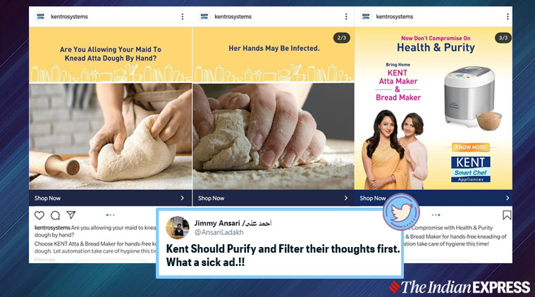Company apologises for ad that said domestic help’s hands ‘may be ...