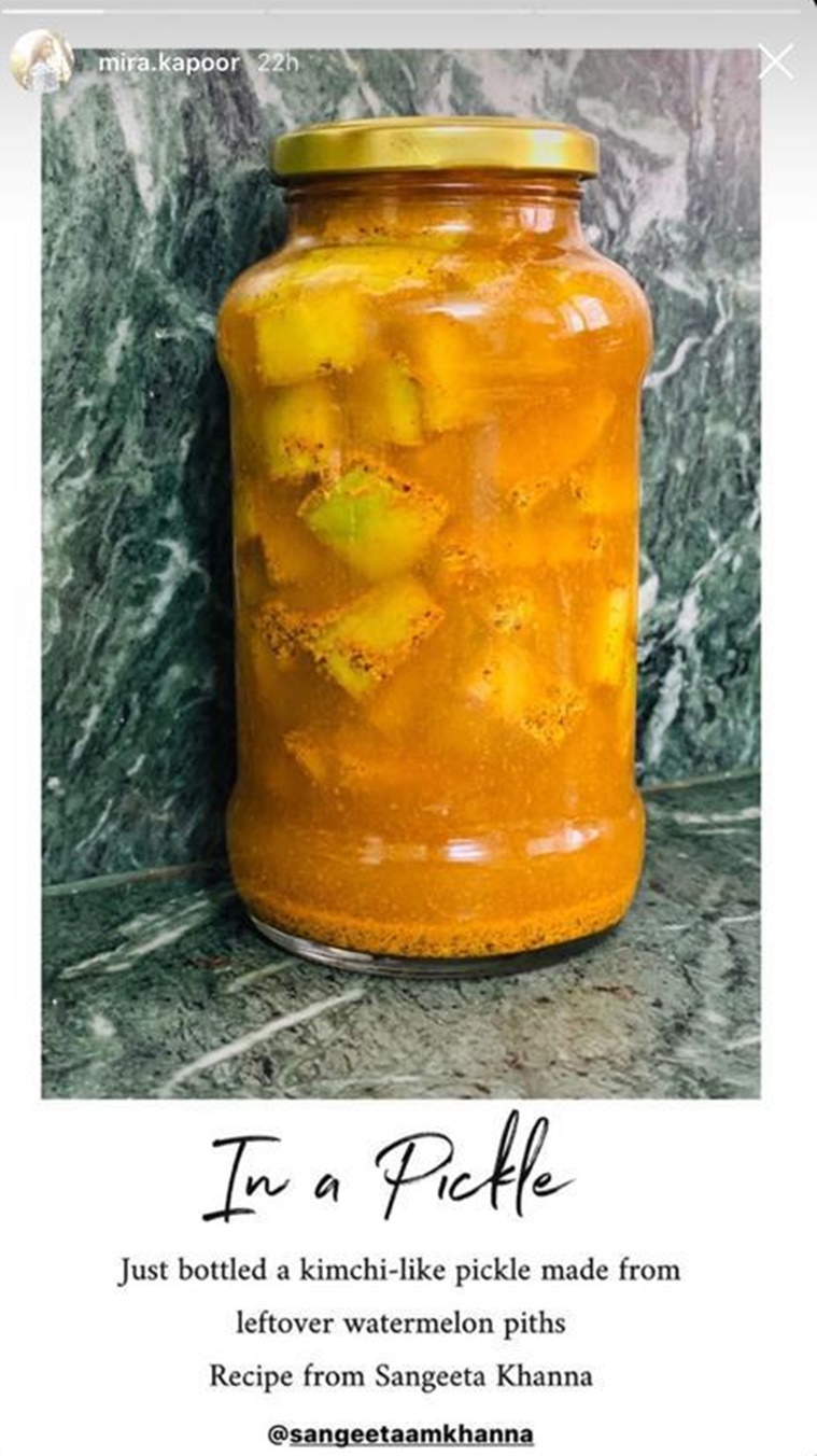 Throwing away watermelon pith? Turn it into a pickle like Mira Kapoor ...