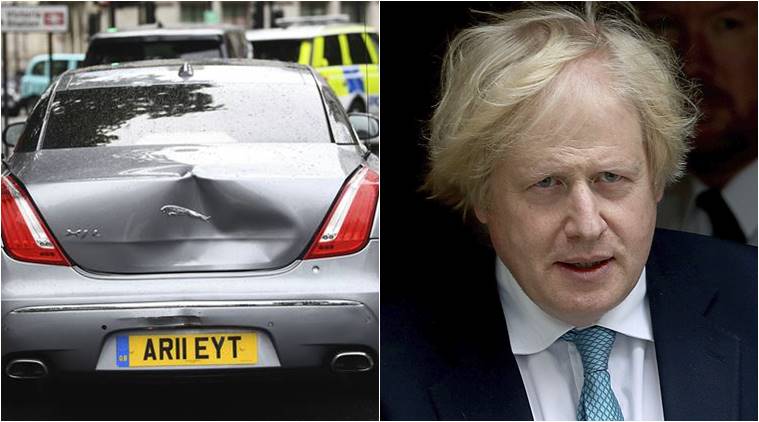 UK PM Boris Johnson unhurt in car crash as protester runs at convoy ...