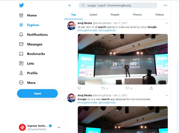 How to use Twitter’s advanced search option | Technology News - The ...