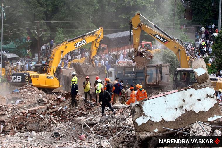 Mahad Building collapse: Stacked tower of debris slowed rescue efforts ...