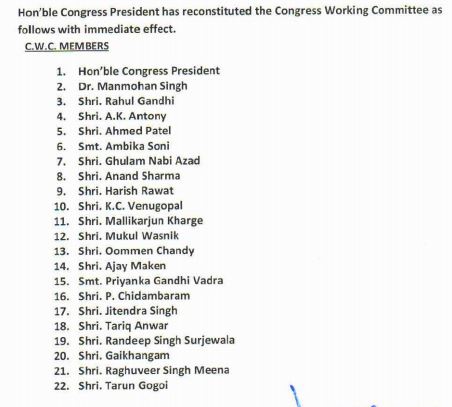 Congress makes organisational reshuffle, appoints six-member panel to ...