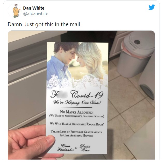 A unique ‘wedding invitation’ sparks hilarious conversations online ...