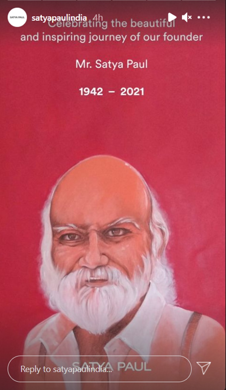 Designer Satya Paul passes away at 79; Kangana Ranaut, Masaba Gupta pay ...