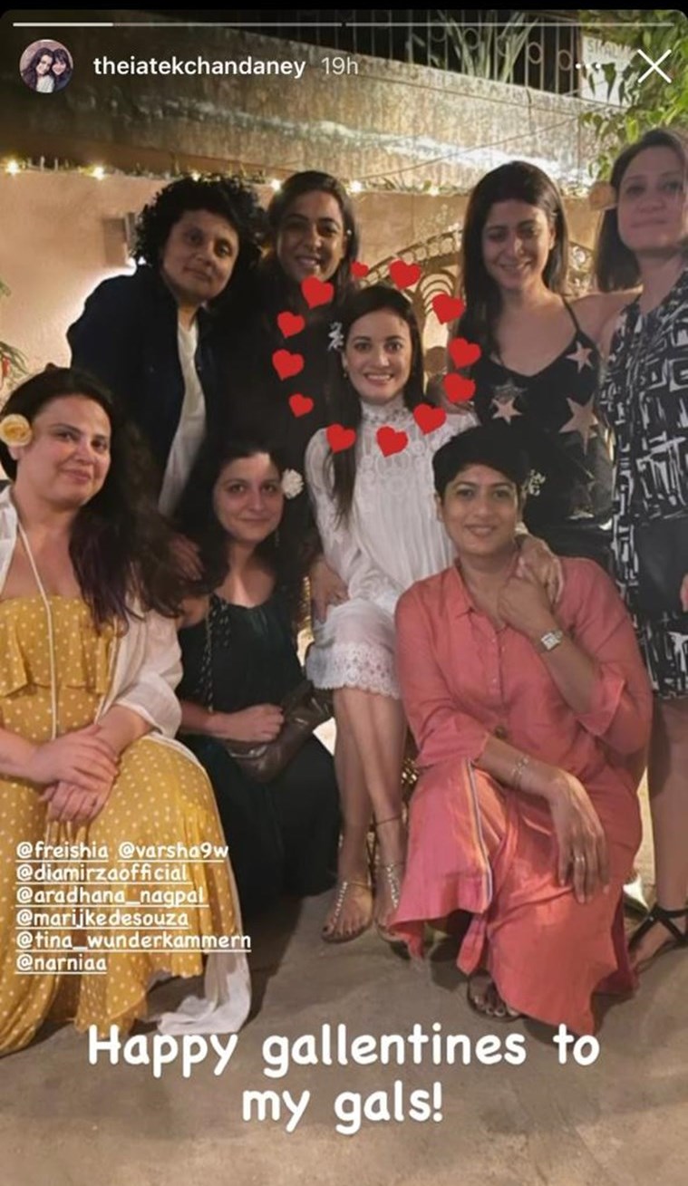 Dia Mirza wedding with Vaibhav Rekhi: Actor glows at her bridal shower ...