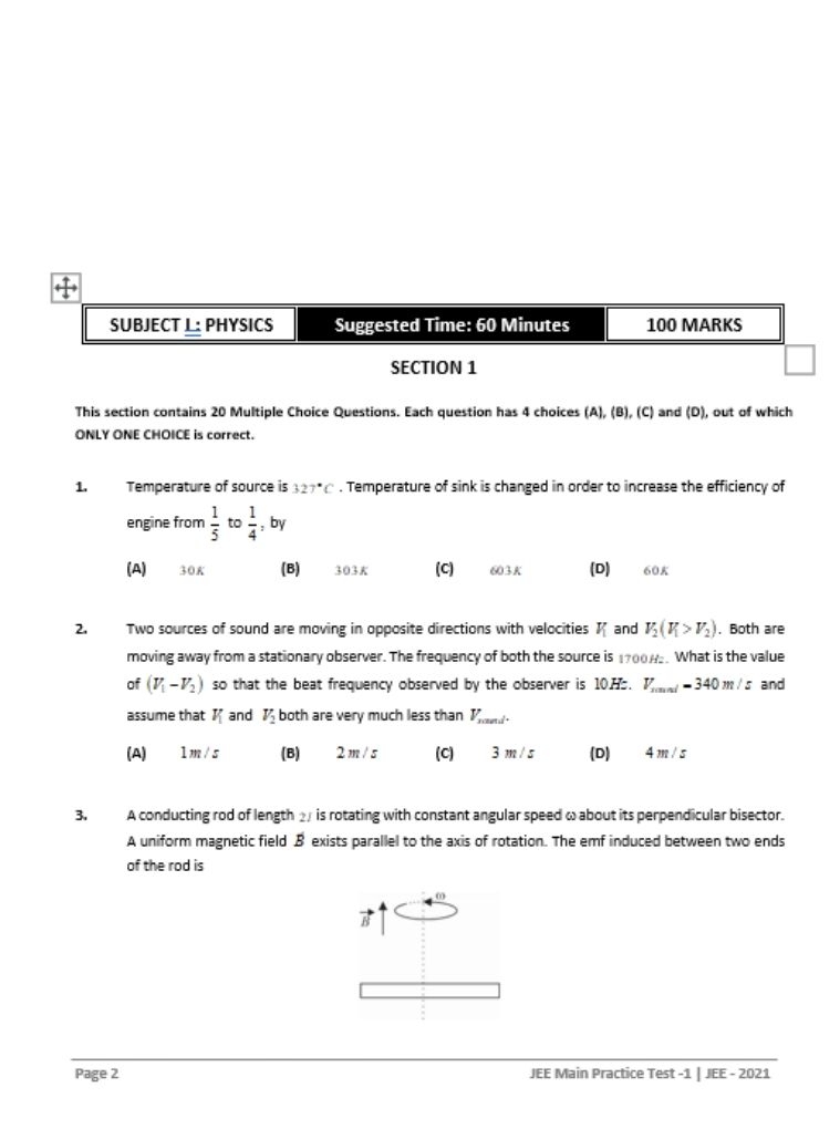 Preparing for JEE Main 2021? Try these sample papers | Education News ...