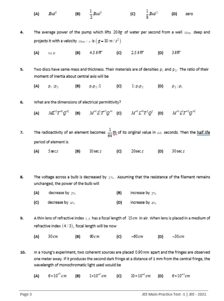 Preparing for JEE Main 2021? Try these sample papers | Education News ...