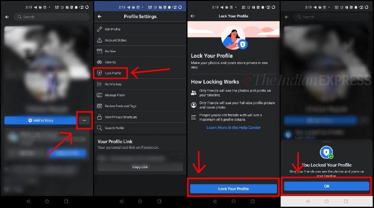 How to lock your Facebook profile using your Android smartphone or ...