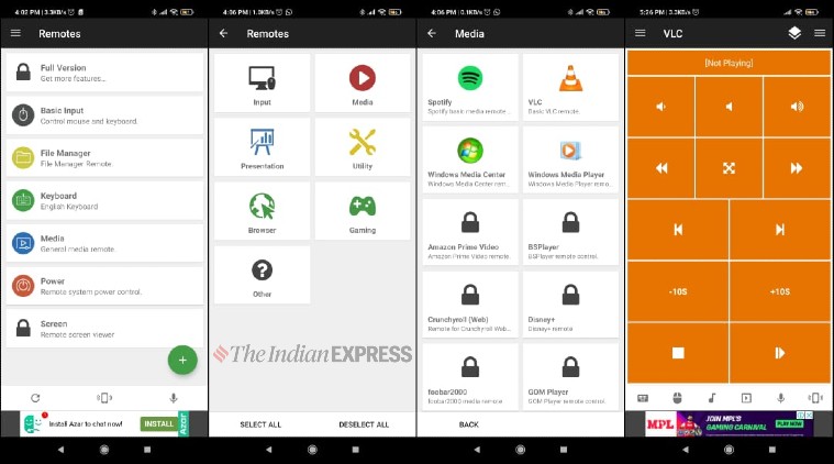 IE App Reviews: ‘Unified Remote’ lets you control your PC with your ...