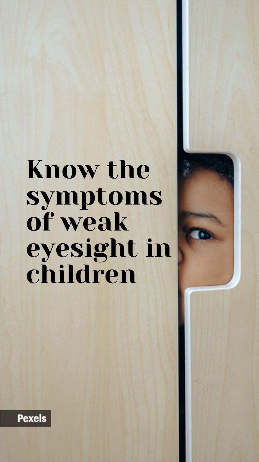 Know the symptoms of weak eyesight in children | The Indian Express