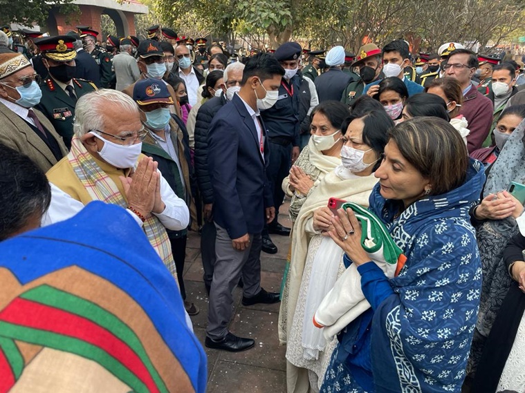 General Bipin Rawat Cremation Highlights: Delhi Cantt Live news, Rajnath Singh, NSA Ajit Doval ...