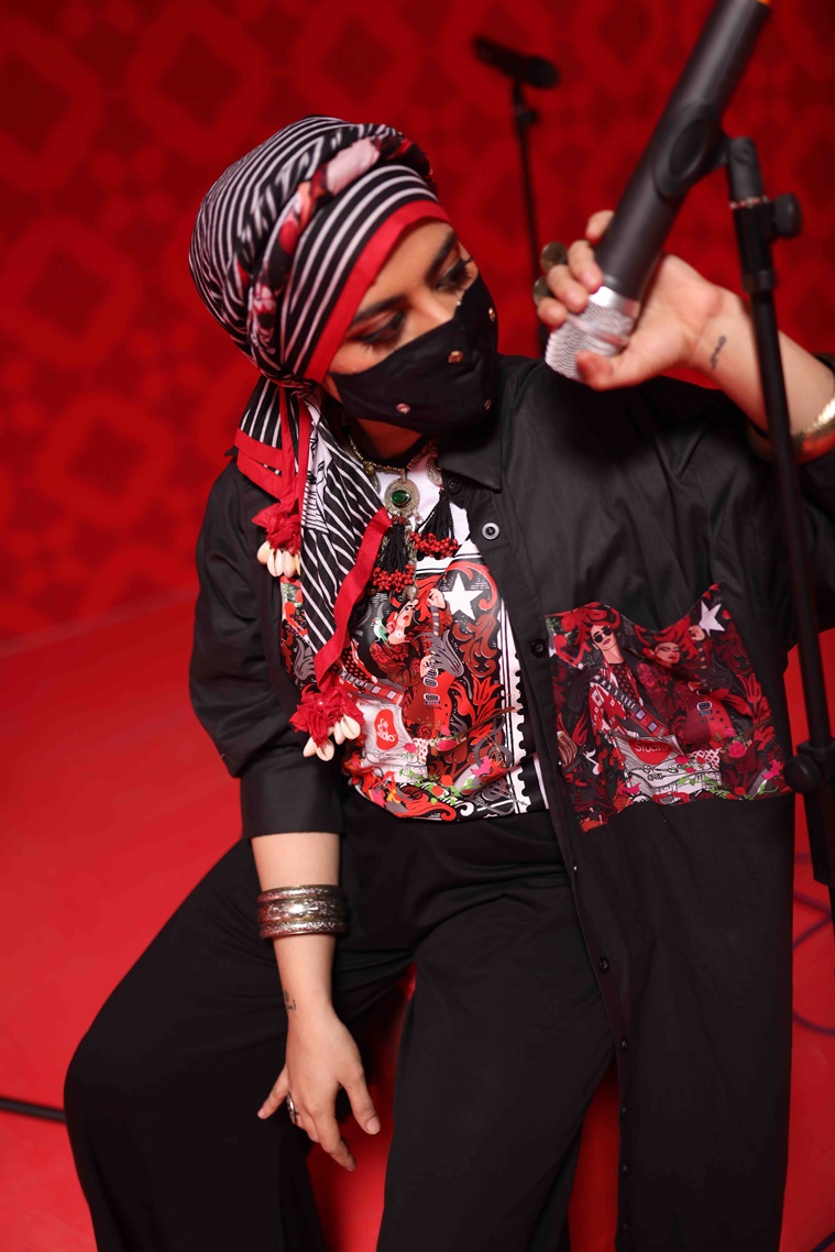 Suno mat kisi ki: From behind her veil, Pakistani rapper Eva B has a ...