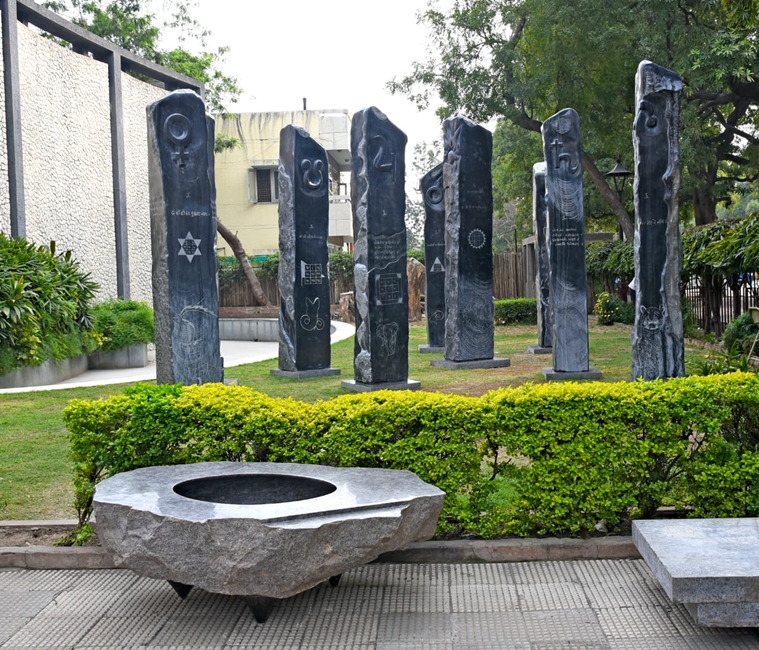 Artist Nivedita Mishra’s latest exhibition ‘Nitya’ represents the nine ...