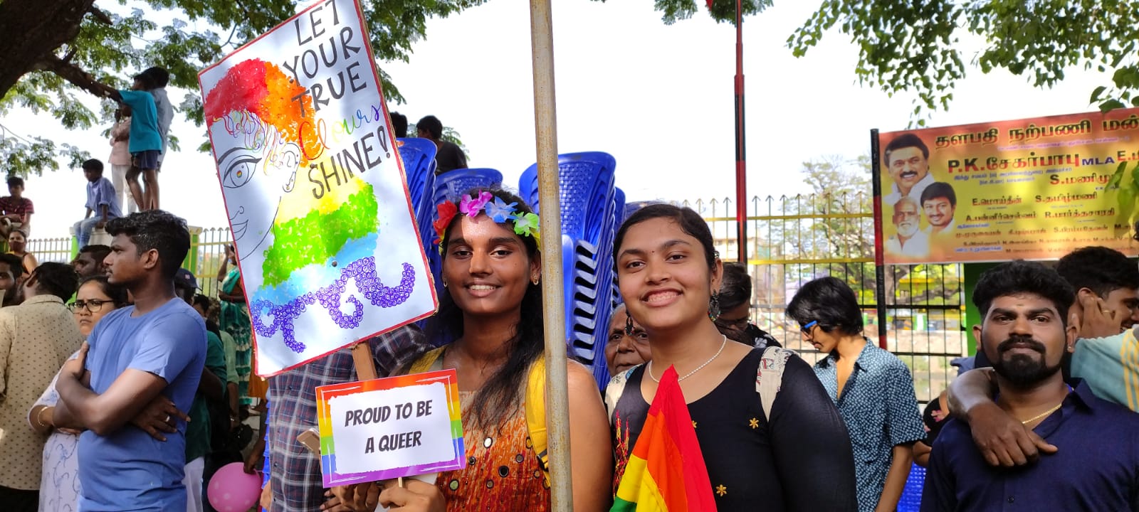 Egmore bursts with pride as hundreds gather for Chennai Pride Parade ...