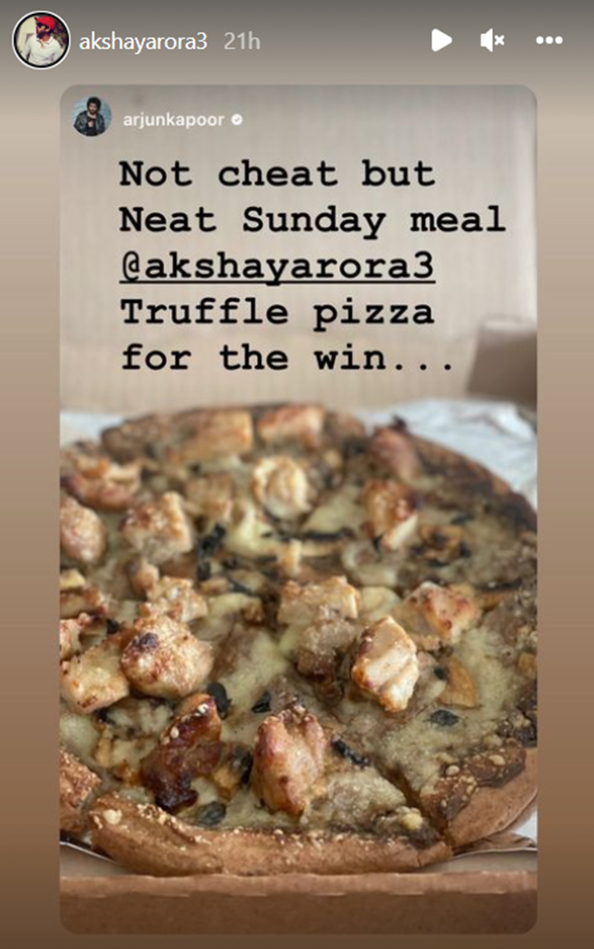 When Arjun Kapoor, Malaika Arora enjoyed ‘not cheat but neat meal’ of truffle pizza | Food-wine ...