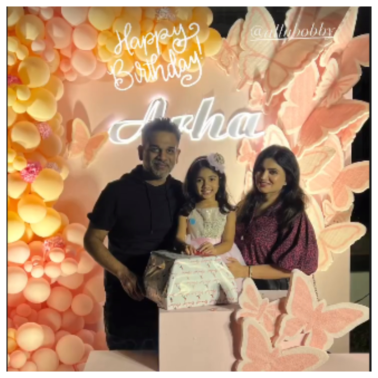 Allu Arjun, wife Sneha give a glimpse of daughter Arha’s birthday party ...