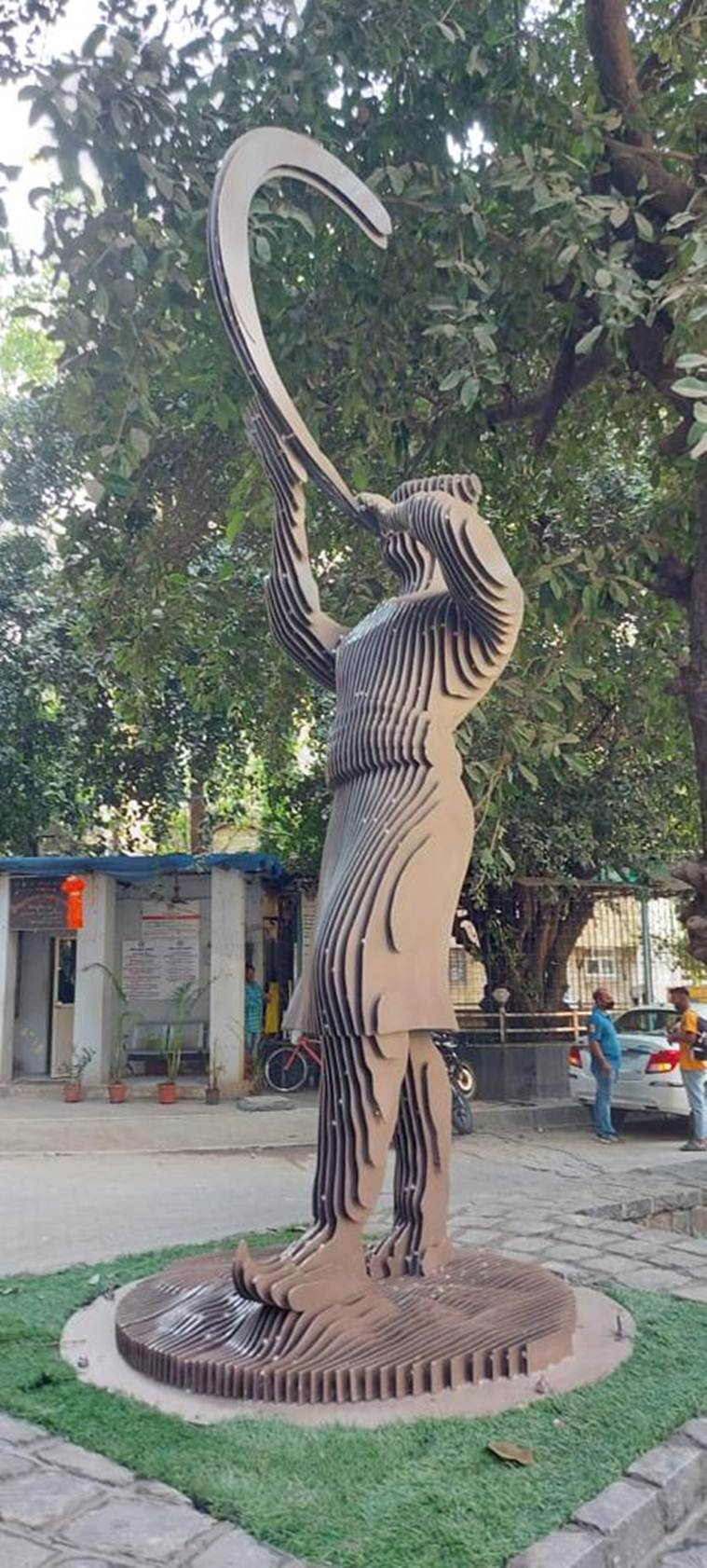 Art Street: The 4-D Maratha Mawla sculpture at Mumbai’s Kandarpada ...