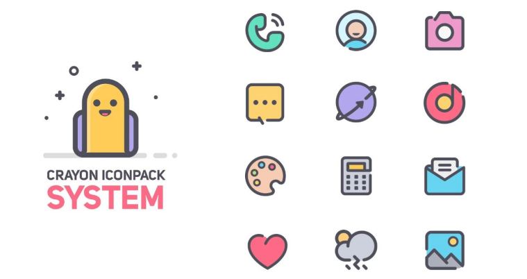 Crayon to LineX: 5 icon packs to customise your Android smartphone ...