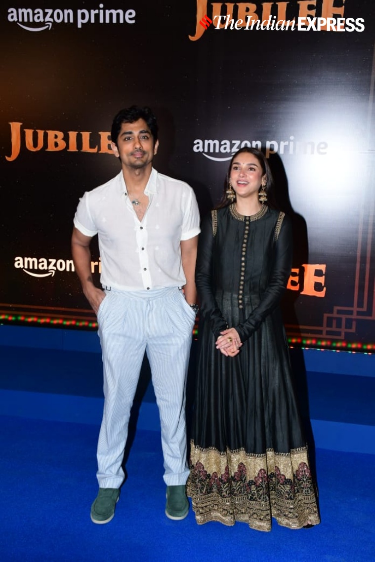 Aditi Rao Hydari and Siddharth make their red carpet debut at Jubilee ...