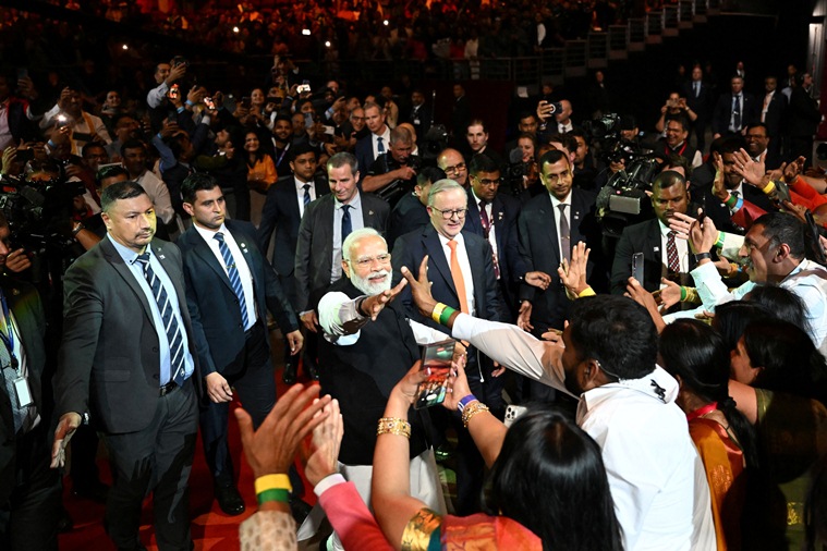 At Sydney event, PM Modi hails ‘mutual trust’ with Australia, announces new consulate in ...