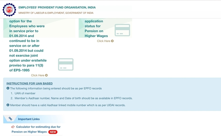 How to apply for higher pension under the EPS