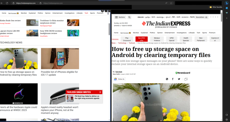 How to enable ‘split screen tabs’ on Microsoft Edge to enhance productivity | Technology News ...