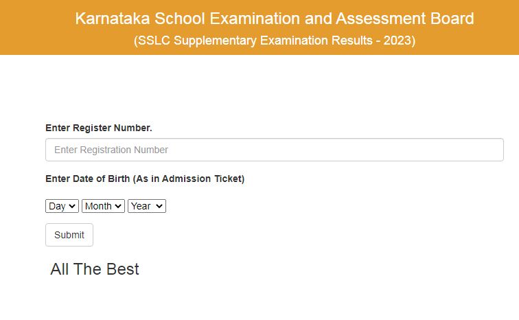Karnataka SSLC Supplementary Results (OUT) 2023: Websites to check ...