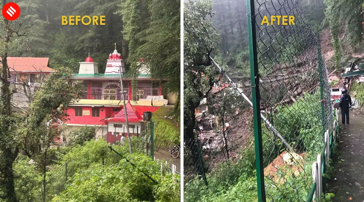 Landslides, cloudbursts kill 48 as rain batters Himachal Pradesh | Shimla News - The Indian Express