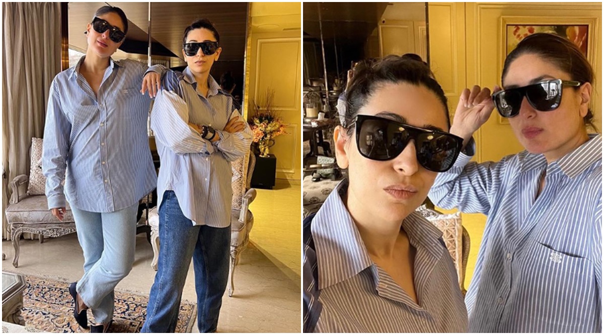 Karisma Kapoor and Kareena Kapoor rock twin outfits and how