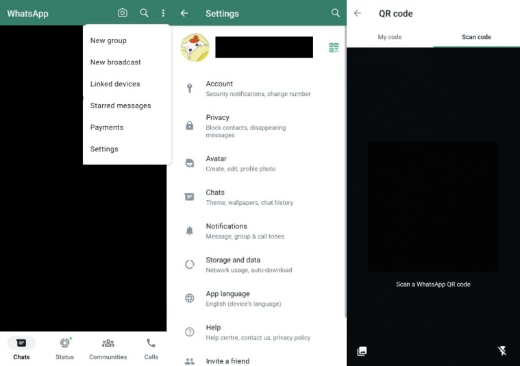 How to use WhatsApp’s QR code feature to share your details or add ...