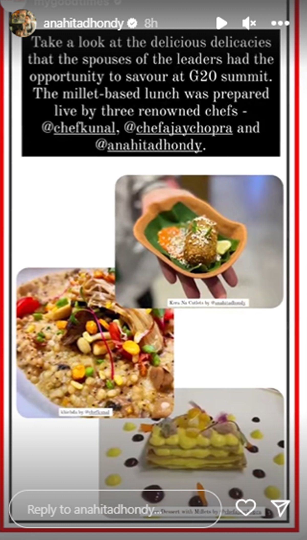 Chef Anahita Dhondy on preparing a special Parsi millet starter menu ...