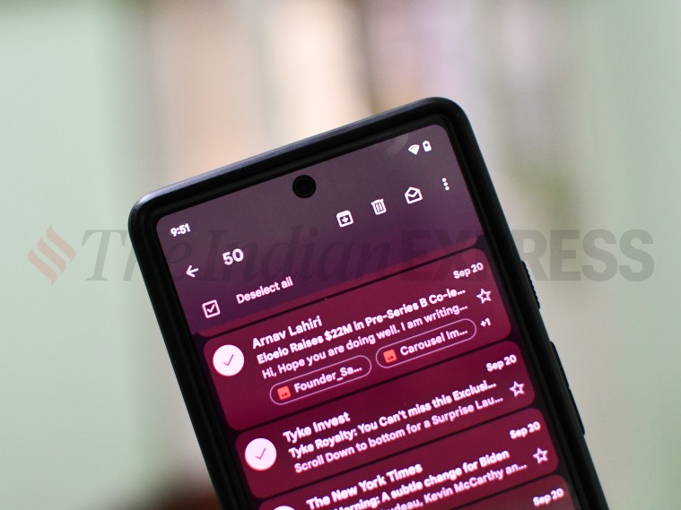 Google now allows Gmail users on Android to delete up to 50 emails at ...
