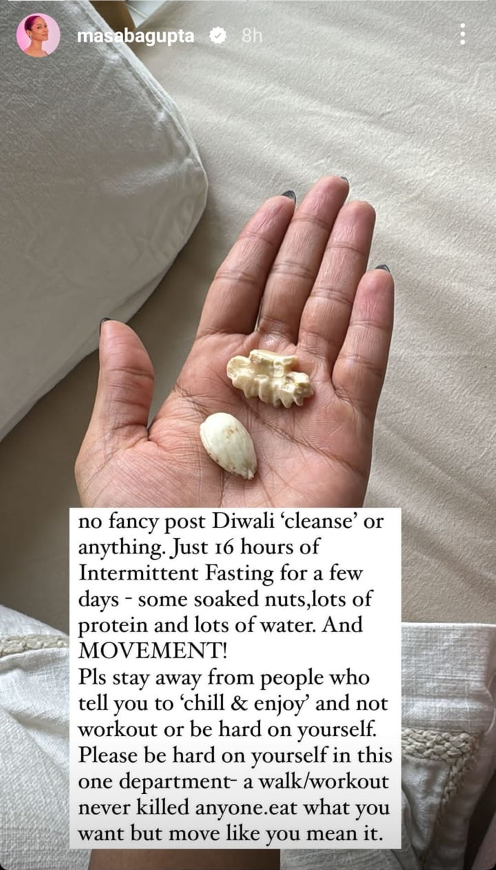 Why is Masaba Gupta doing intermittent fasting post Diwali? | Food-wine ...