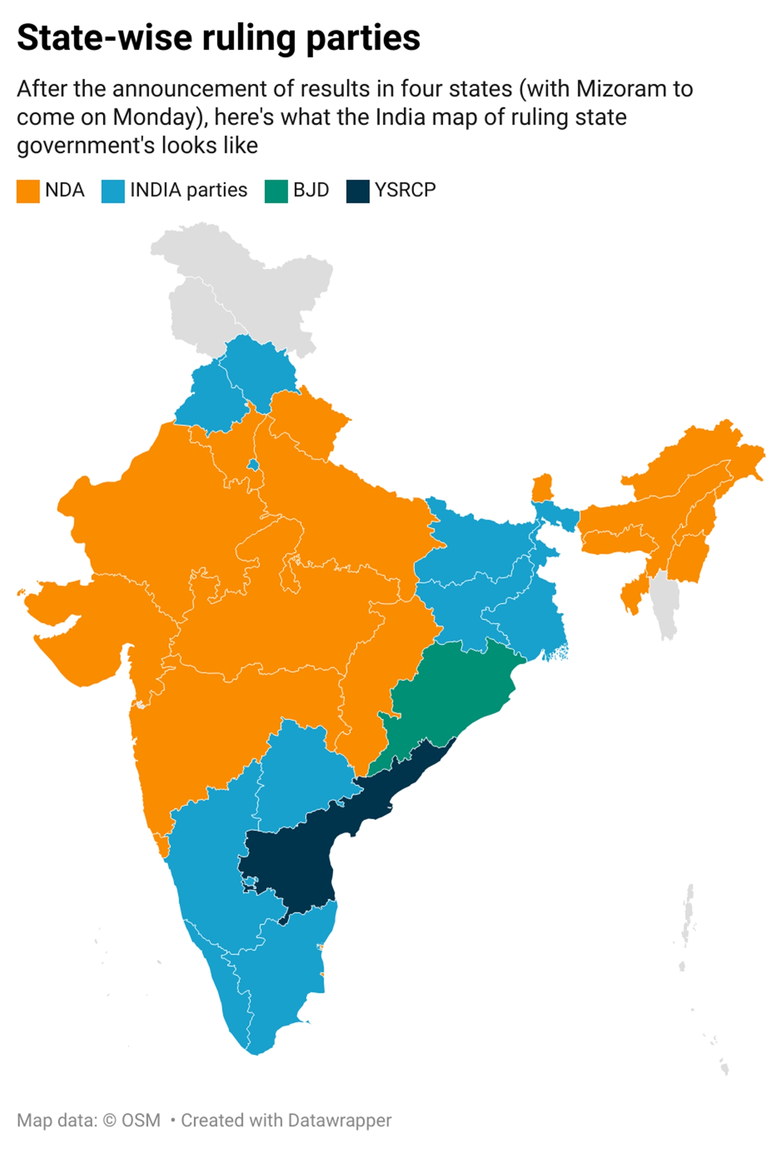 How BJP’s latest wins have changed India’s political map | Political ...