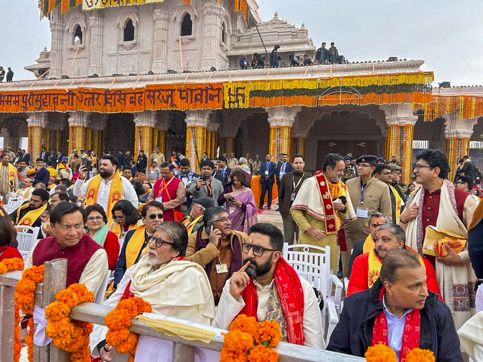 Ram Mandir ‘Pran Pratishtha’ ceremony concludes: Check out visuals from Ayodhya | India News ...