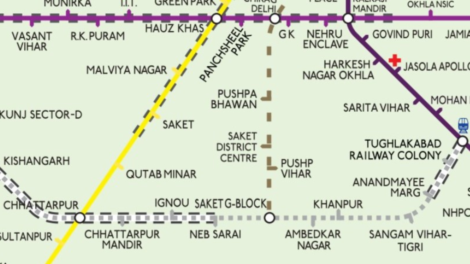 Delhi Metro Golden Line: All you need to know about the DMRC’s Phase 4 ...